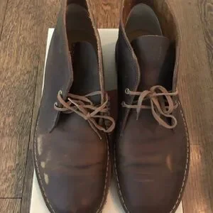 Clarks | Shoes | Clarks Mens Brown Leather Chukka Boots | Poshmark